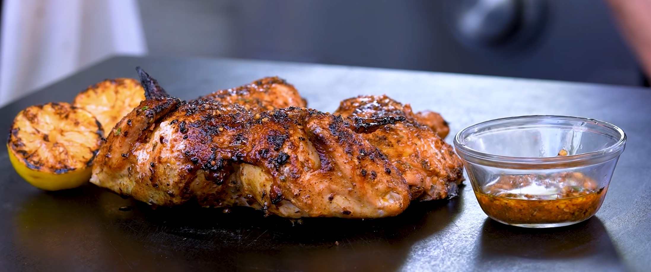 Lemon Grilled Chicken Recipe from Sam The Cooking Guy