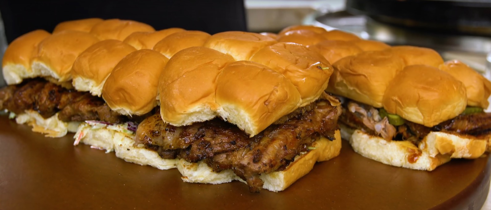Homemade McRib Sliders Recipe from Sam The Cooking Guy
