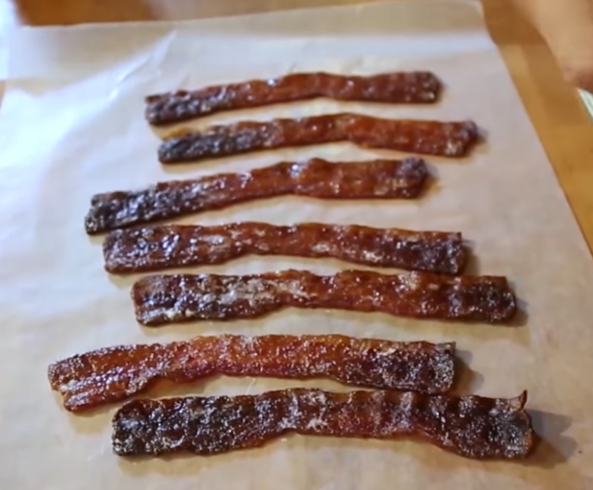 Baked Chipotle Maple Bacon Recipe from Sam The Cooking Guy