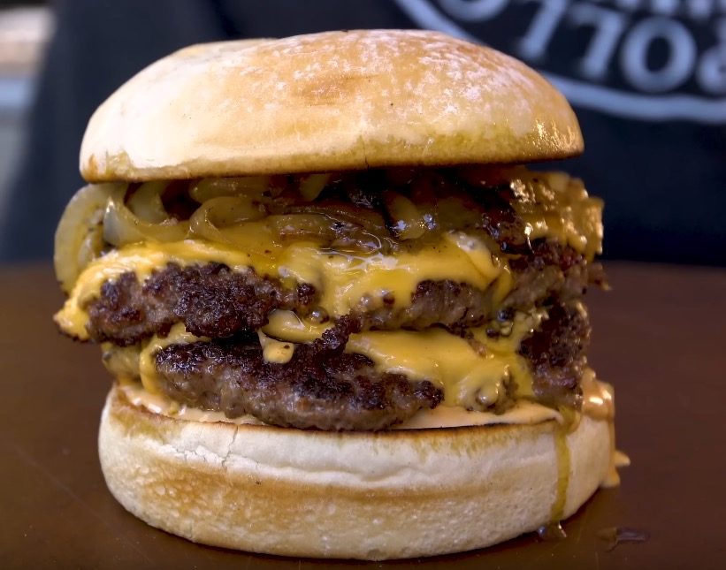 Double Cheeseburger Recipe from Sam The Cooking Guy