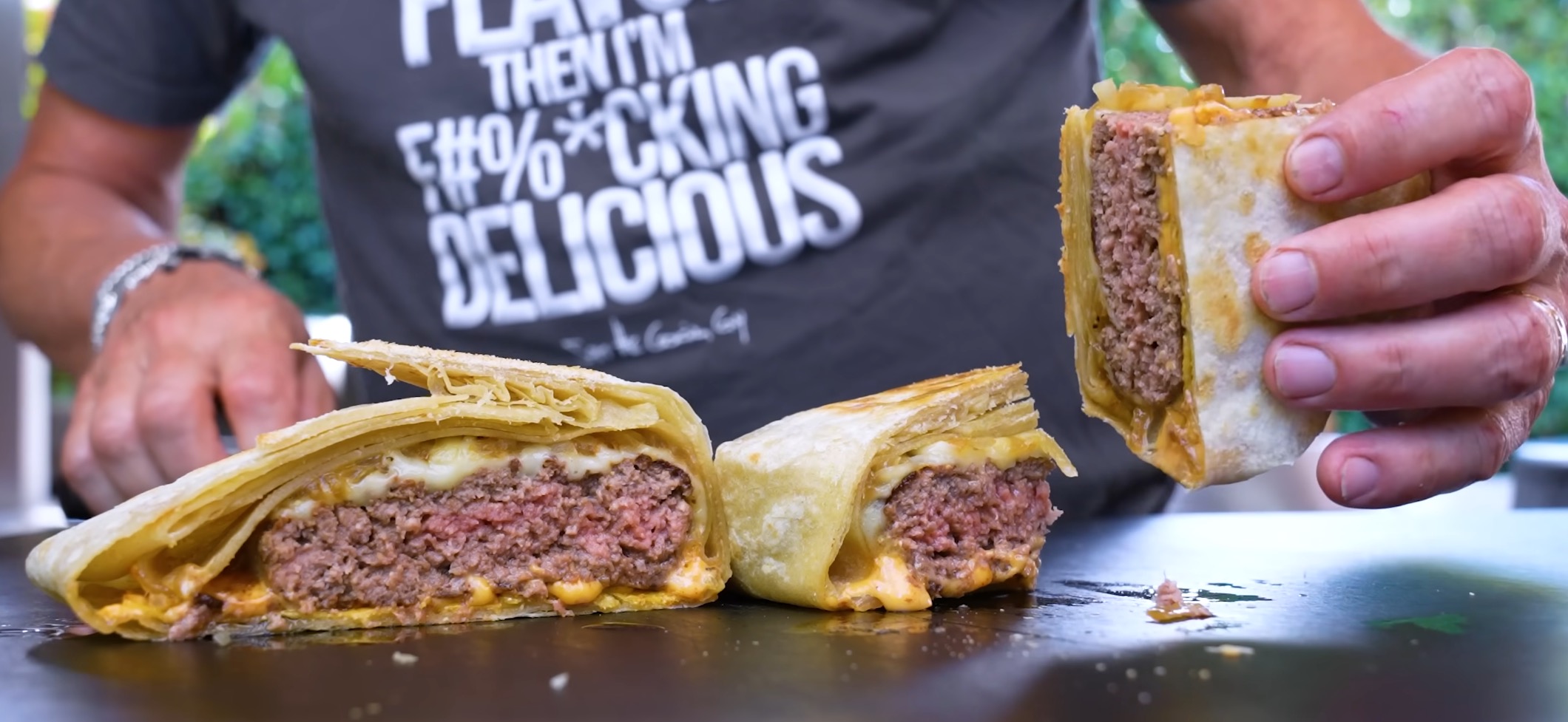Patty Melt Crunchwrap Recipe from Sam The Cooking Guy