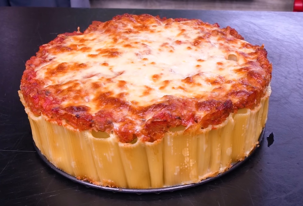 Rigatoni Pie Recipe from Sam The Cooking Guy