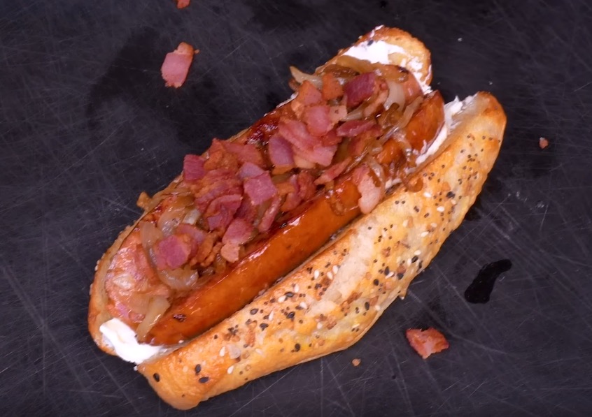 Seattle Style Hot Dog Recipe from Sam The Cooking Guy