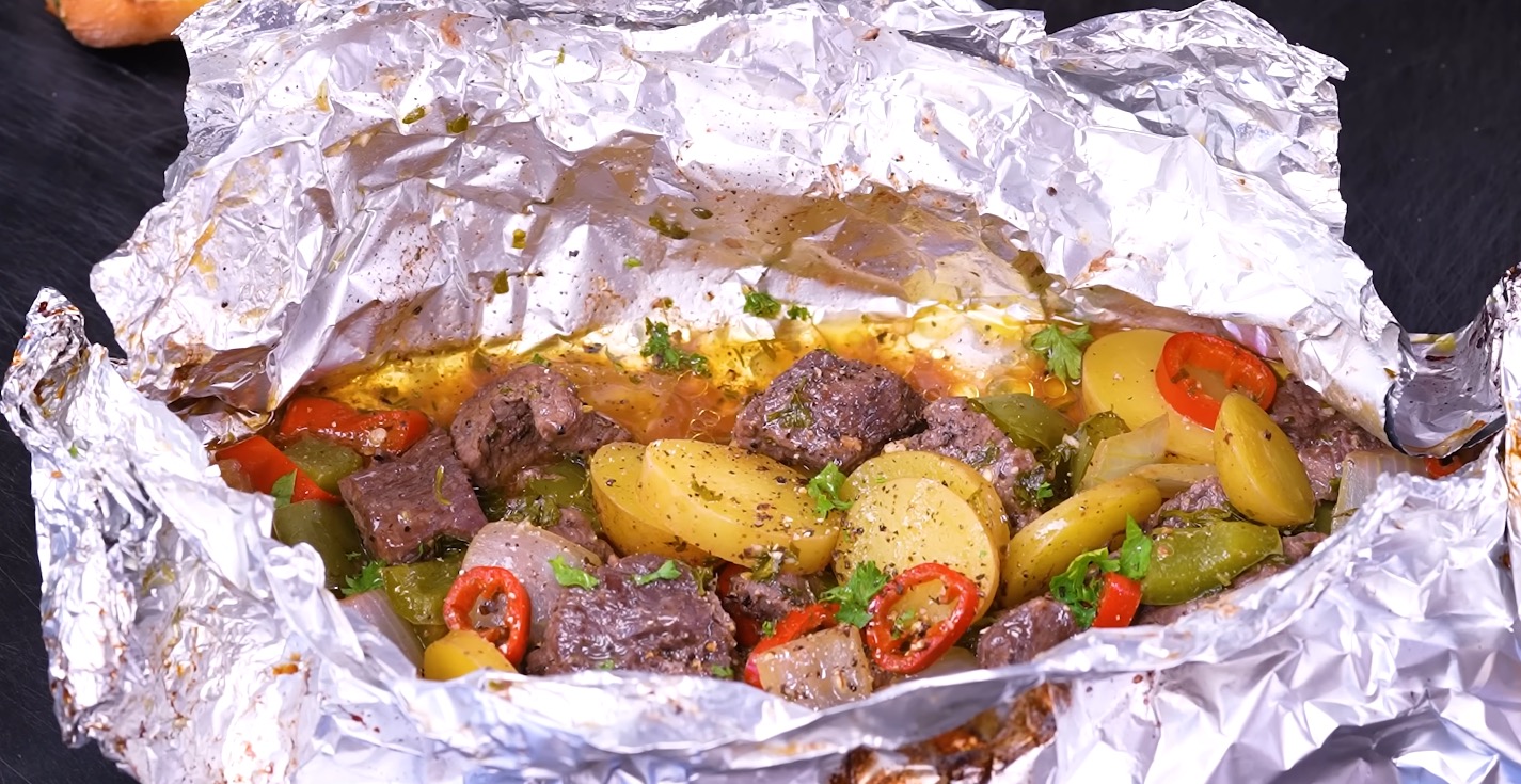 Steak Packets Recipe from Sam The Cooking Guy