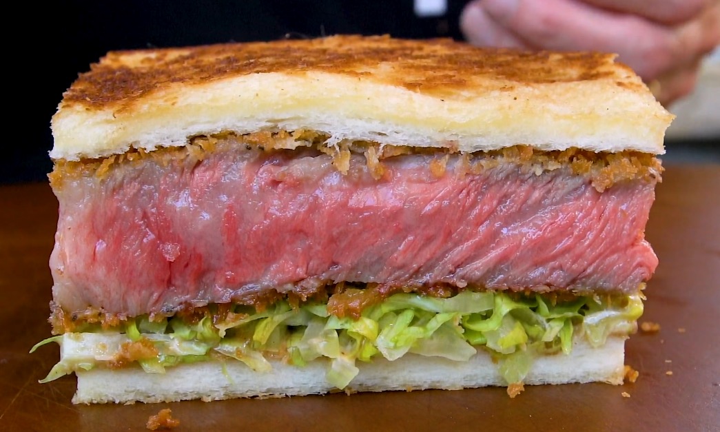Wagyu Katsu Sandwich Recipe from Sam The Cooking Guy