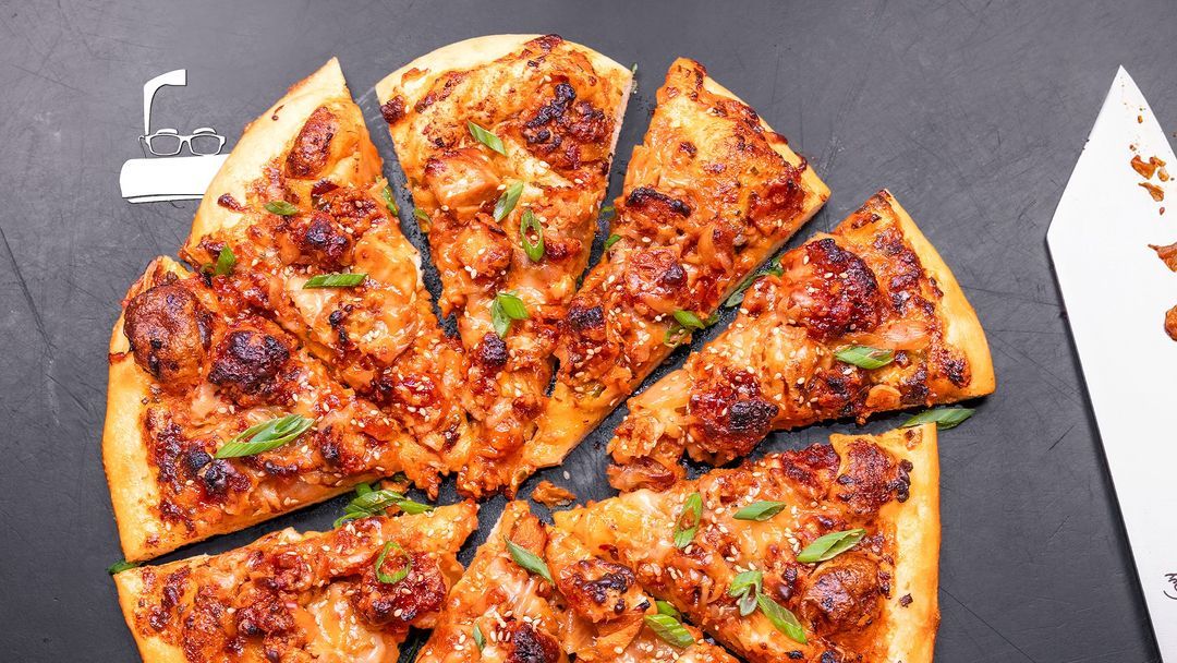 Korean Fried Chicken Pizza Recipe from Sam The Cooking Guy