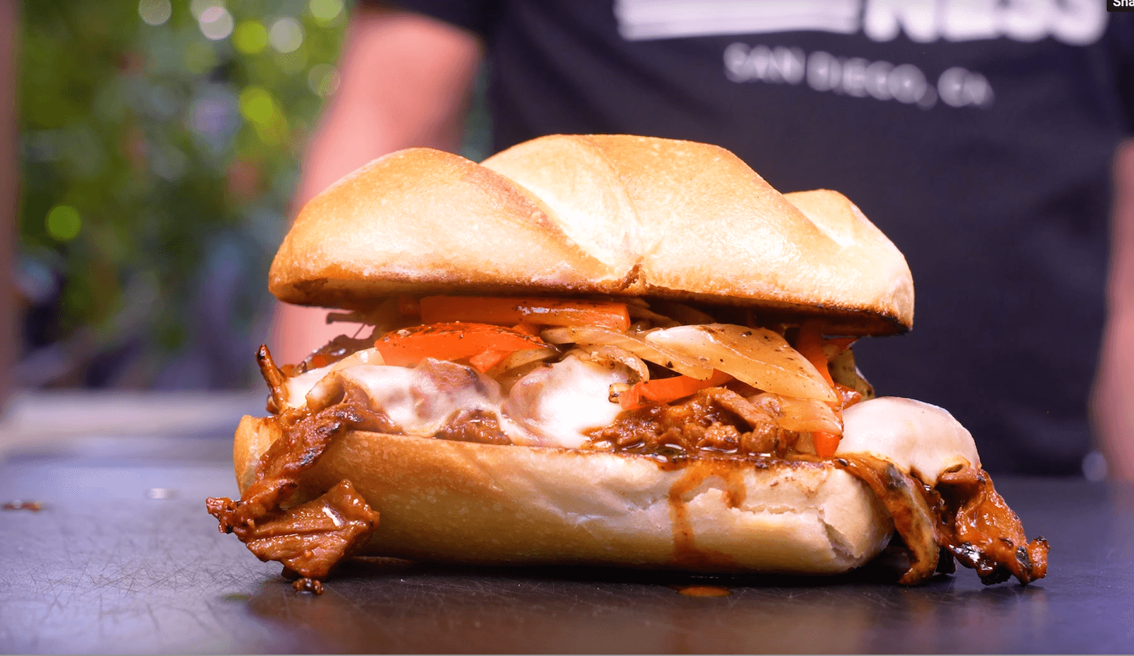 Bulgogi Steak Sandwich Recipe from Sam The Cooking Guy