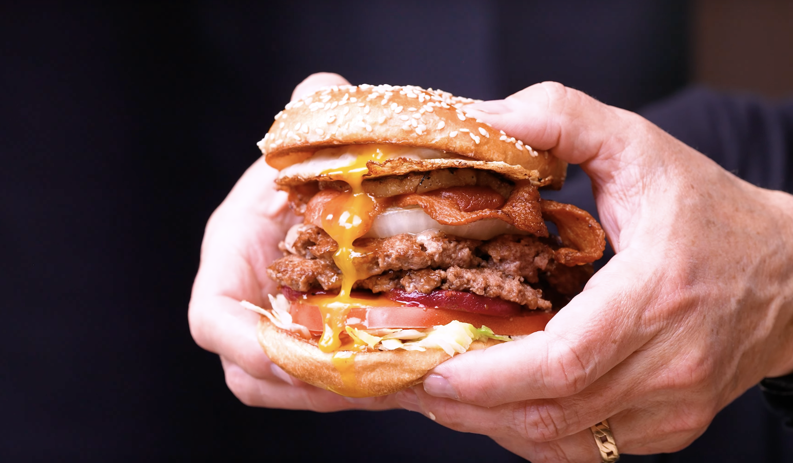 Aussie Burger Recipe from Sam The Cooking Guy