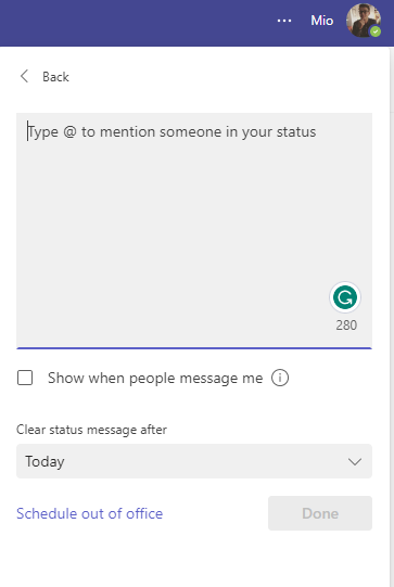 How To Set Custom Status Messages In Microsoft Teams