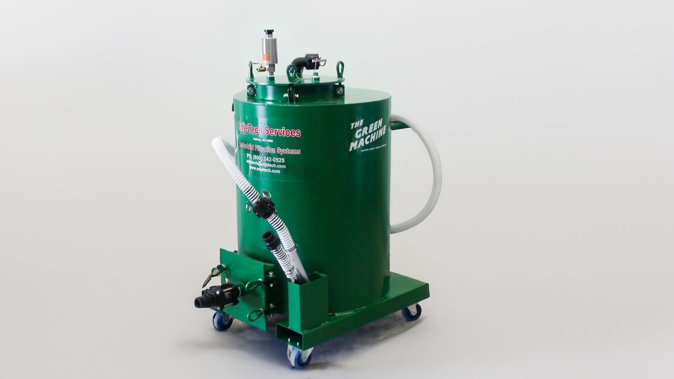 Coolant Sump Vacuum Cleaner - Green Machine | EdjeTech