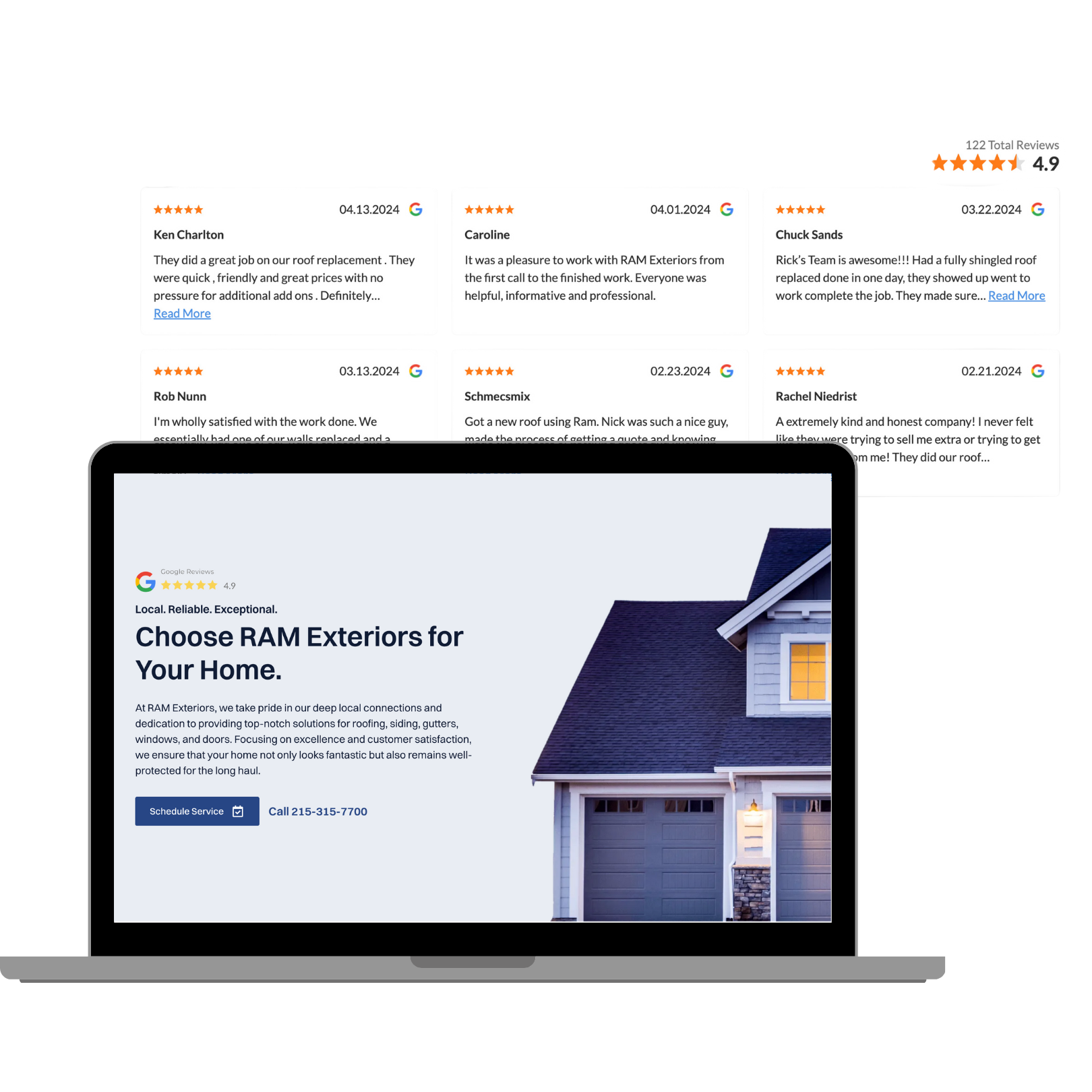 Professional Web Design for Home Service Contractors – Roofing, HVAC, & More