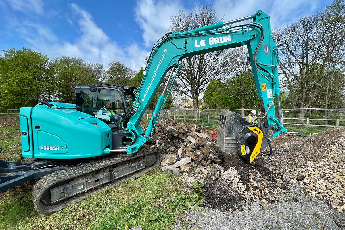 Lebrun Construction - Services - On-site Materials Recycling
