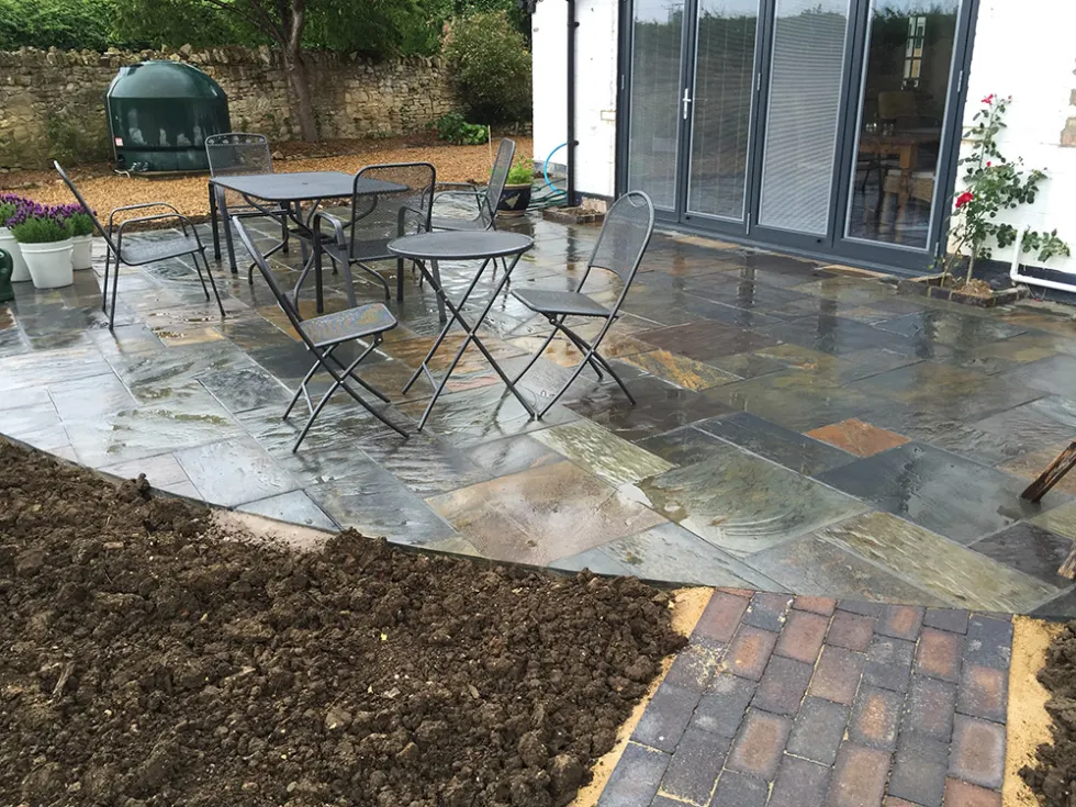Lebrun Construction - Blog - Gravel Drive & Slate Paving