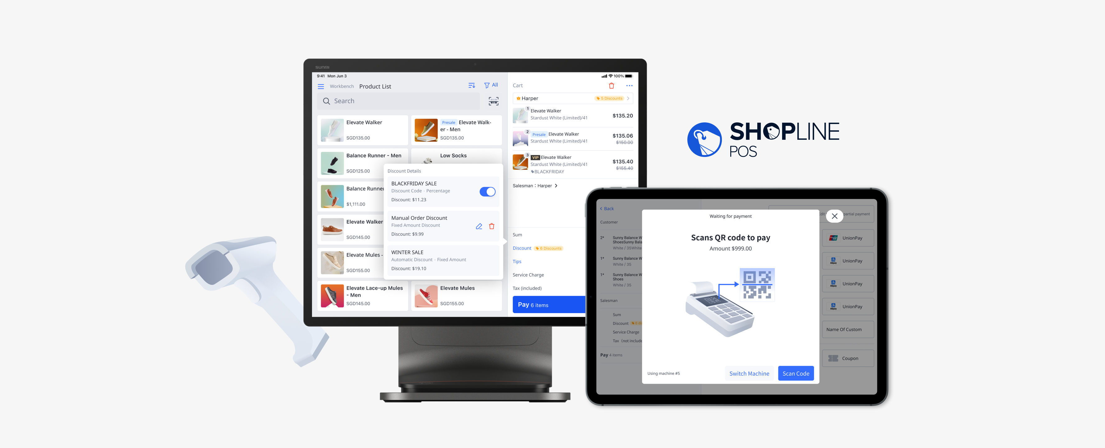 SHOPLINE POS App Redesign