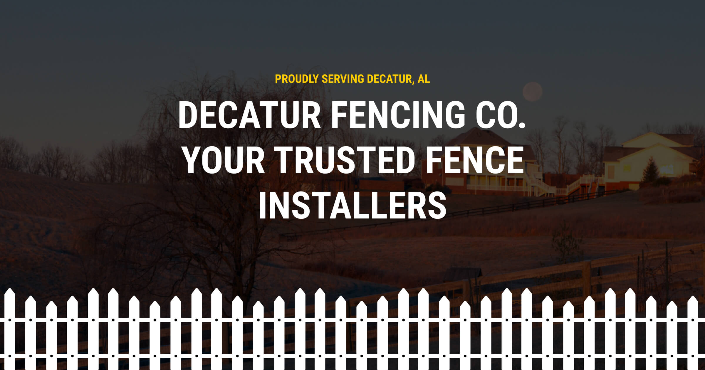 Chain Link Fencing Installation Services | Decatur Fencing Co.