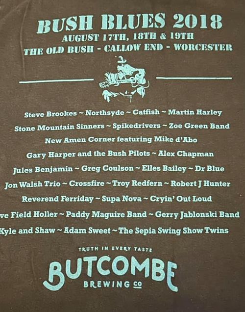 History of the Blues Festival | The Old Bush Pub Callow End, Worcestershire