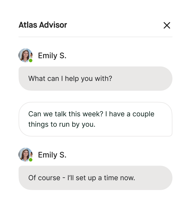 Atlas — Modern wealth management.