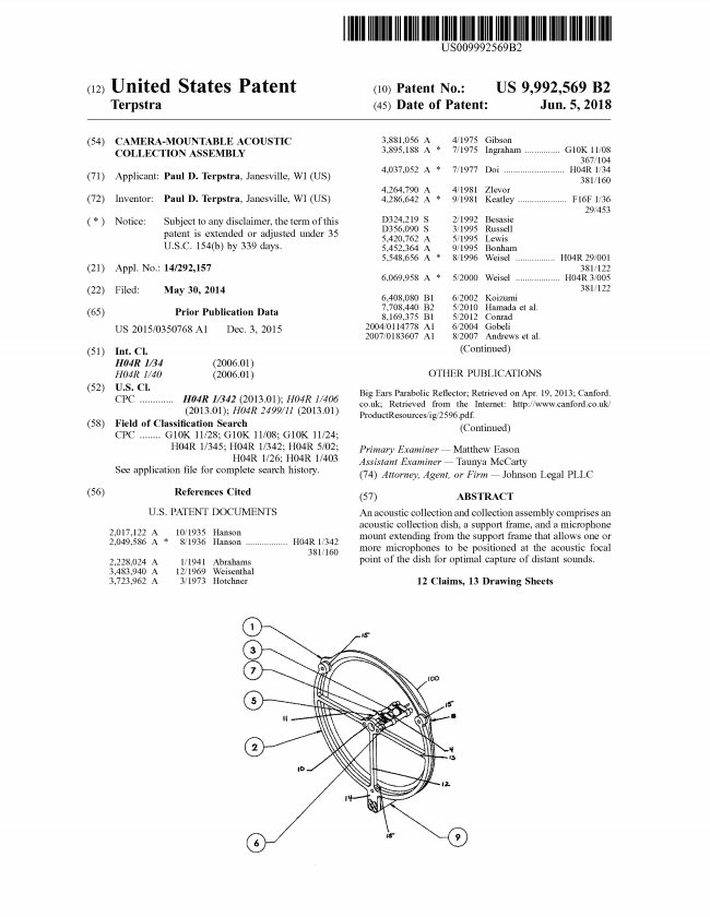 Patent Received For Small Parabolic Microphone | Blog | Klover Products