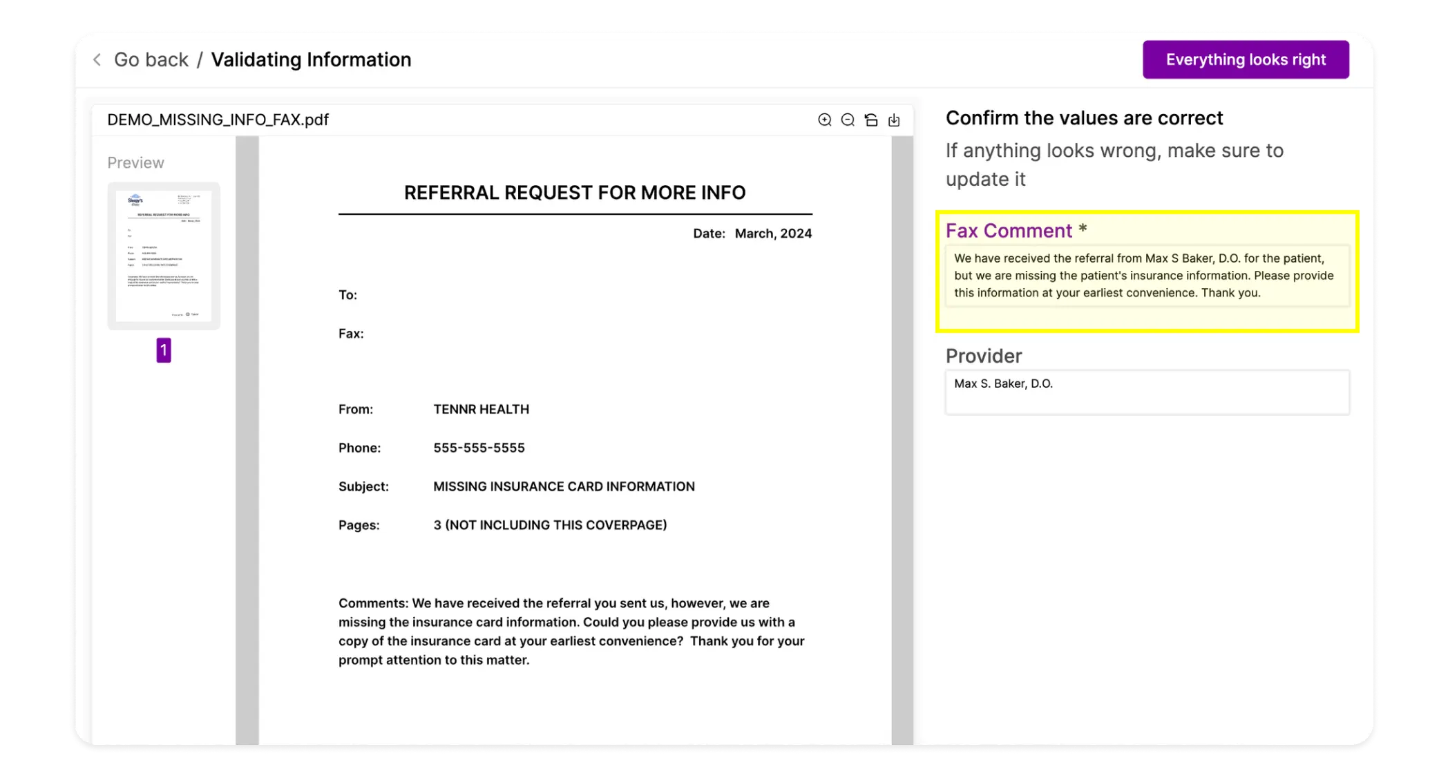 Tennr | Save patients, not PDFs