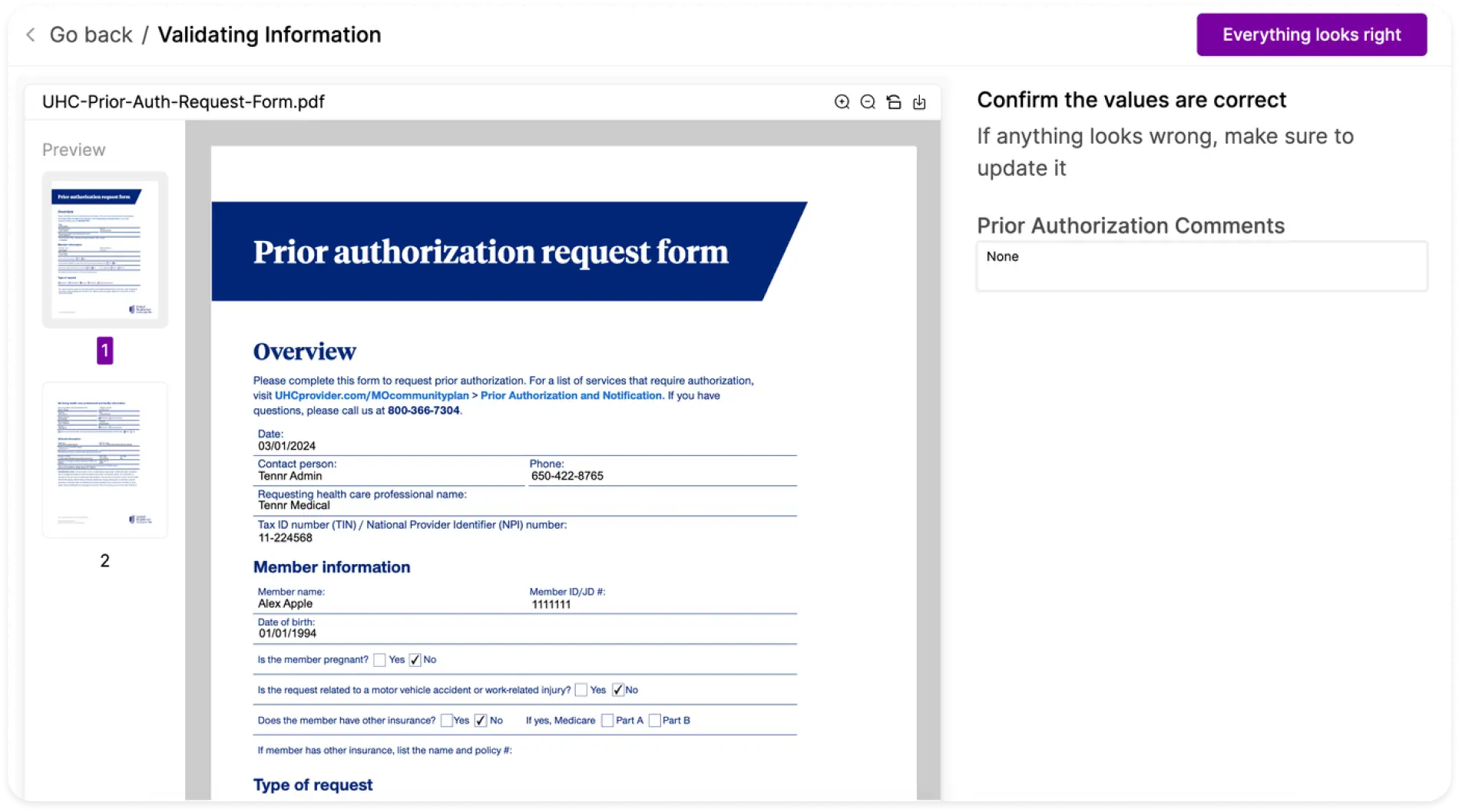 Tennr | Save patients, not PDFs