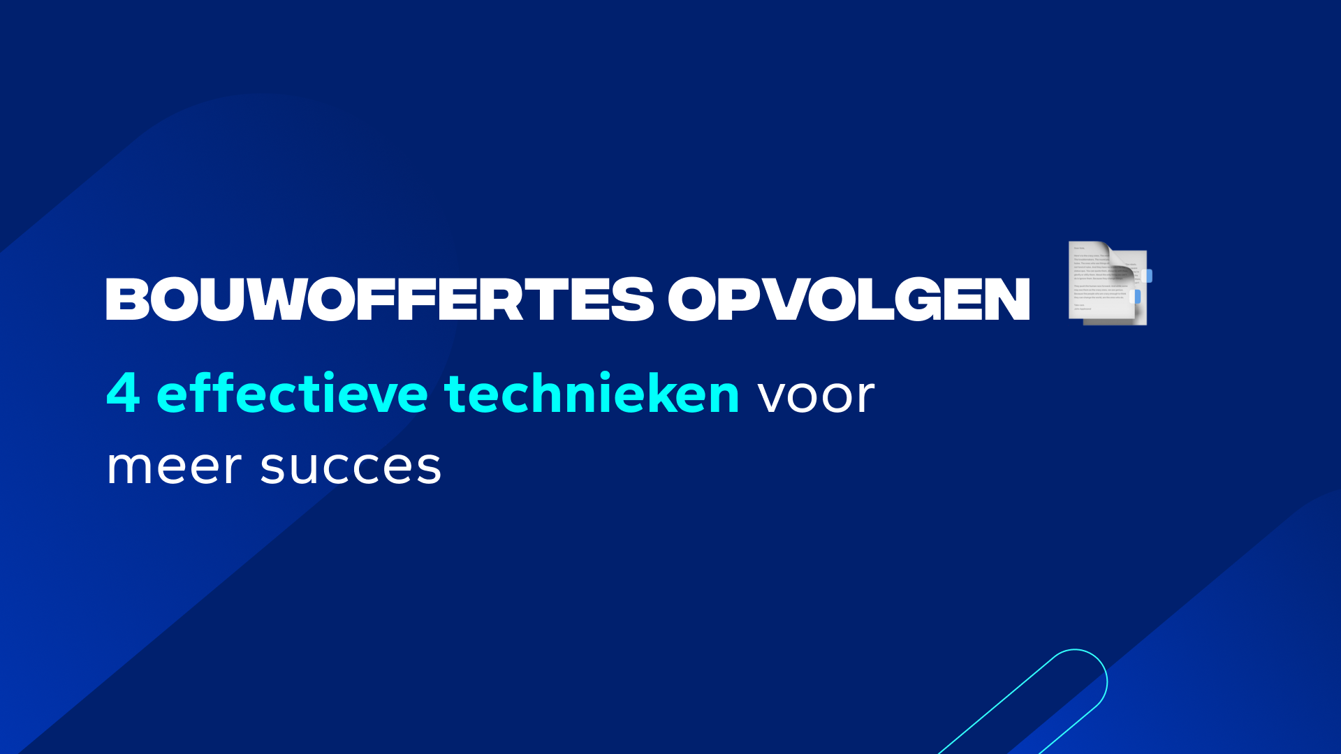Offertes opvolgen: 4 tips voor meer succes | Vertuoza