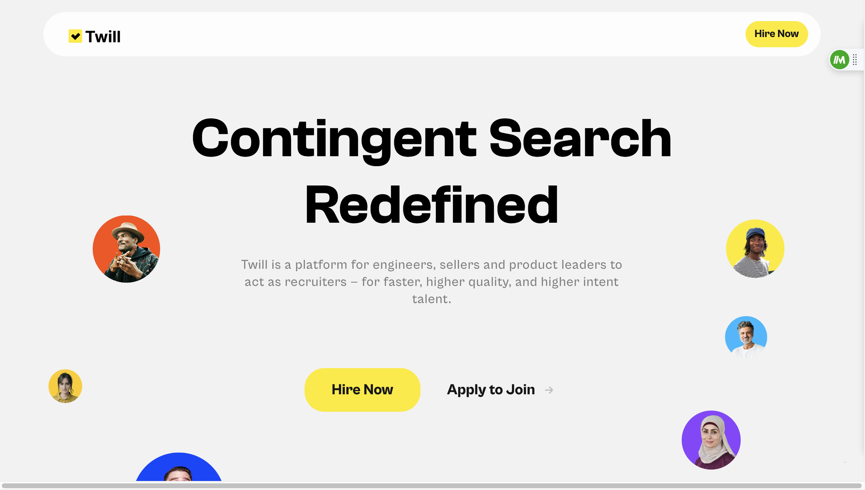 Twill - Contingent Search Redefined