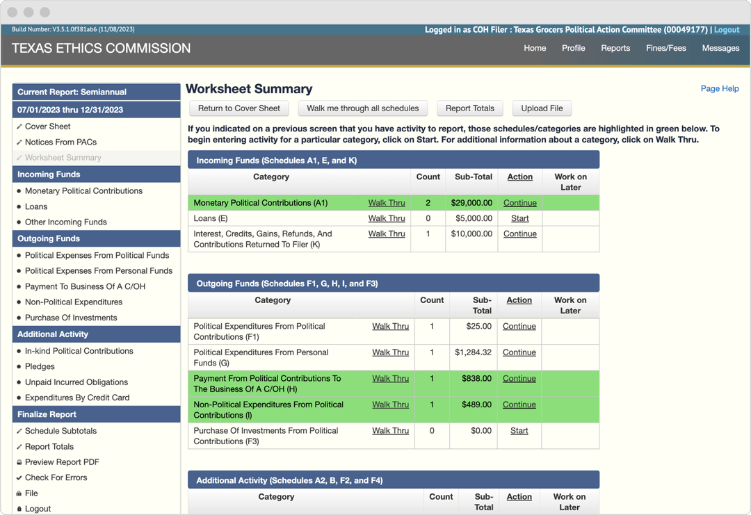 A Modern Campaign Finance Solution for Texas - Ethics eFile