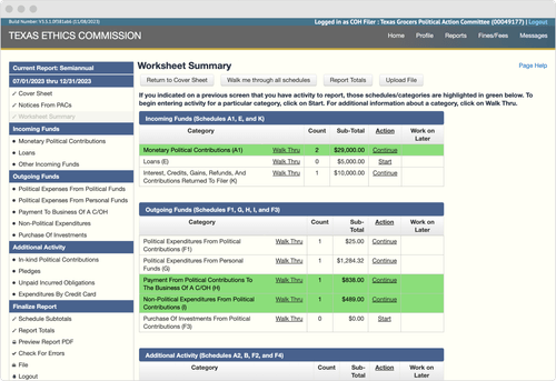 A Modern Campaign Finance Solution for Texas - Ethics eFile