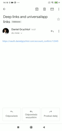 Deep Links, Universal and Asset Links