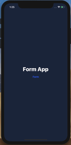 Multistep form handling in React Native with Finite State Machines, Formik and TypeScript