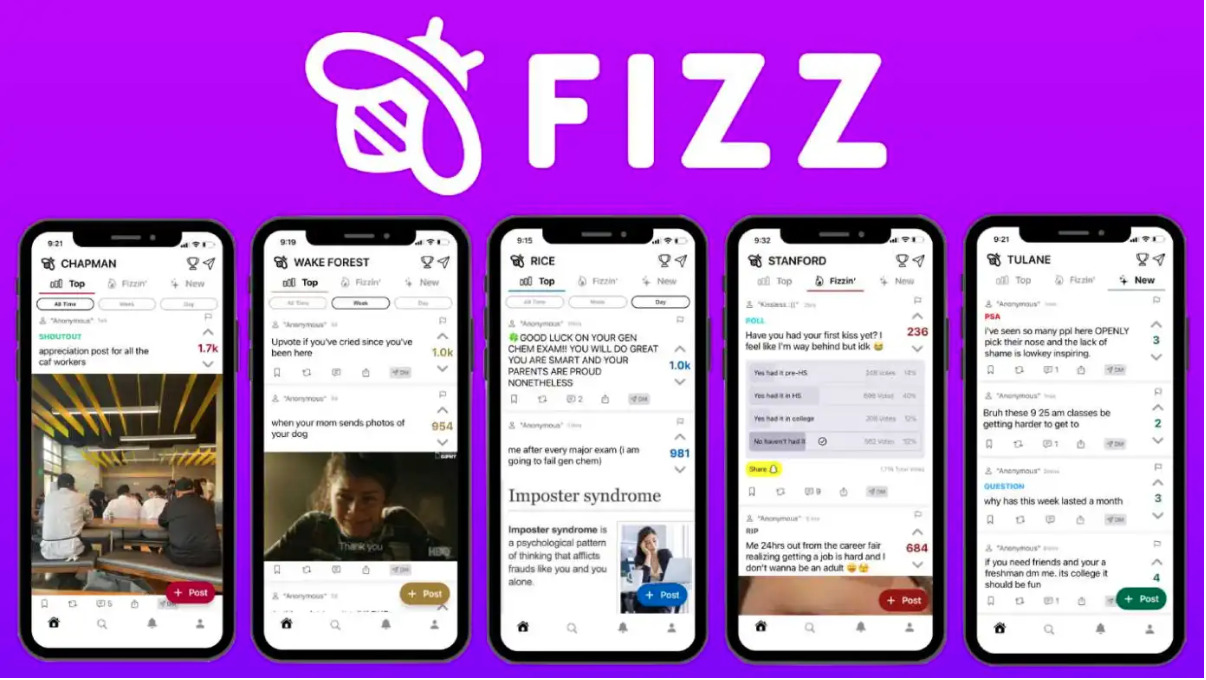 Fizz is the latest social network from the USA
