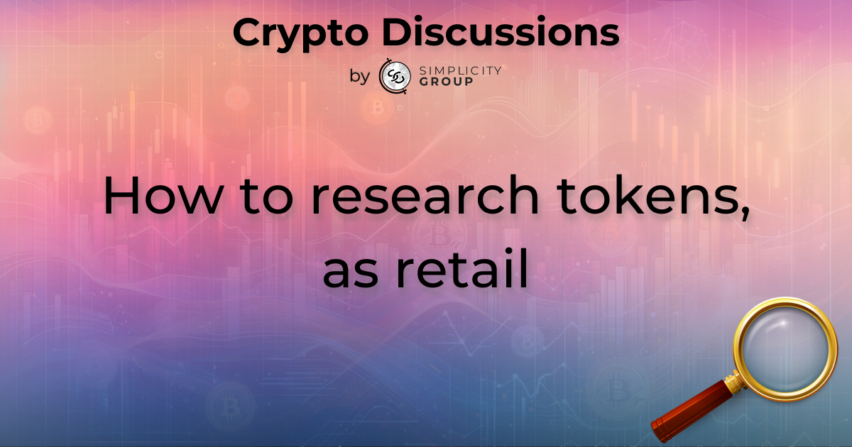 How to research tokens, as retail