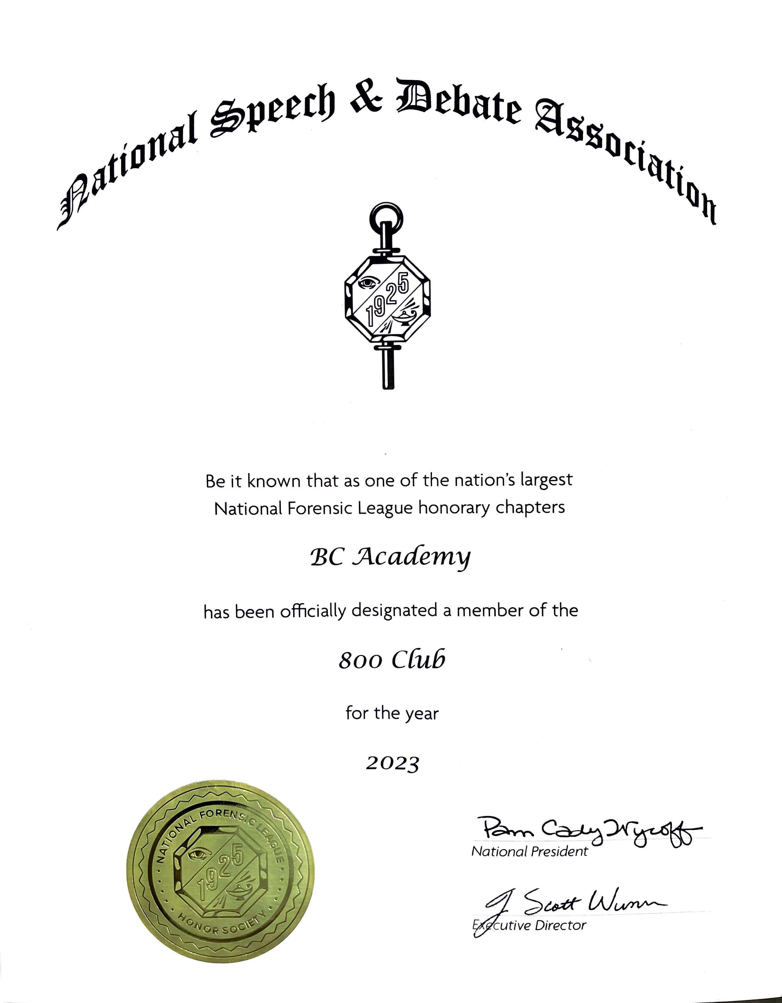 BC Forensic League | Debate & Public Speaking