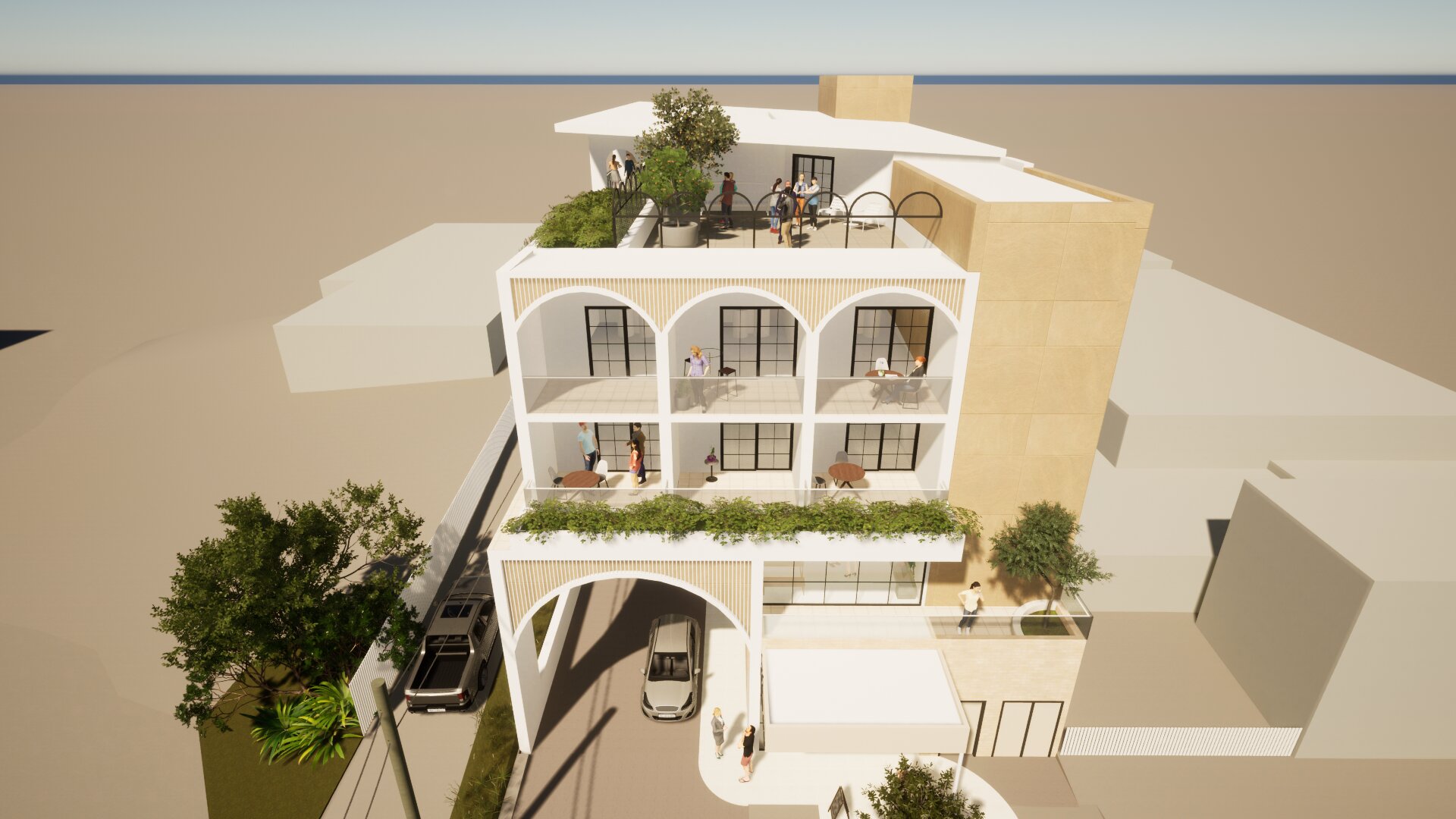 Brisbane Street Mixed Use Development | Ink Duck Architects