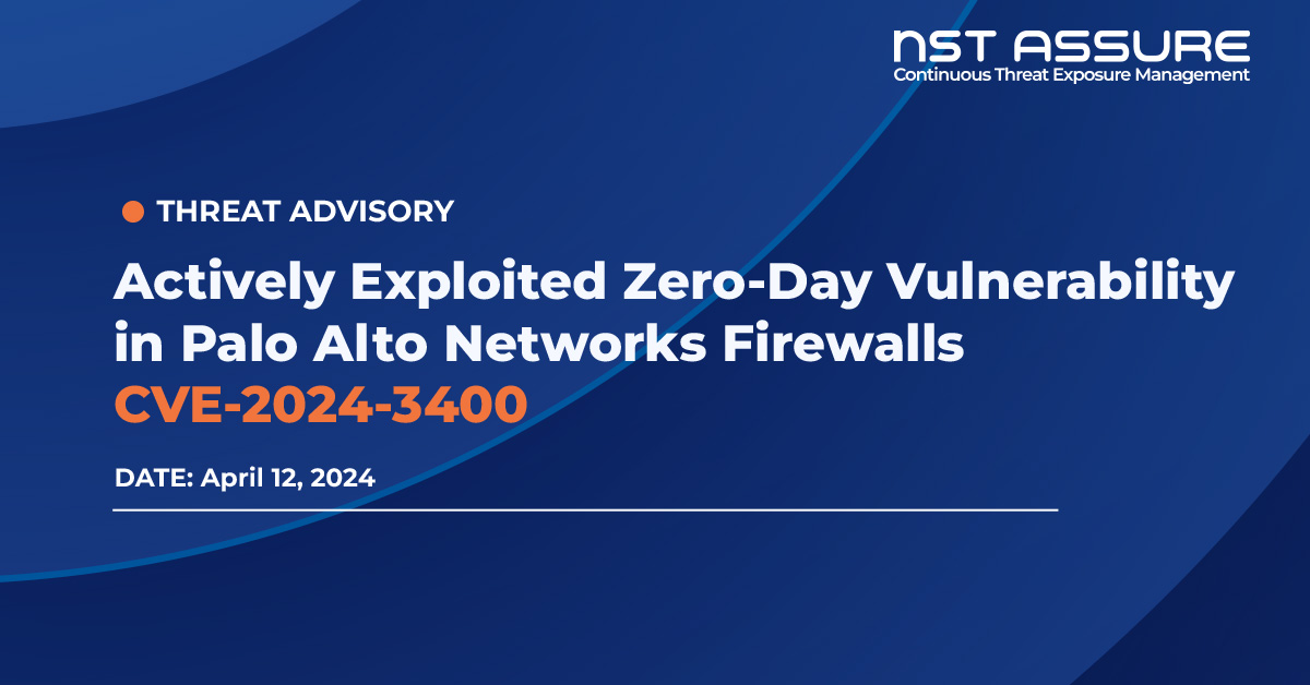 White Papers And Advisories Actively Exploited Zero Day Vulnerability In Palo Alto Networks