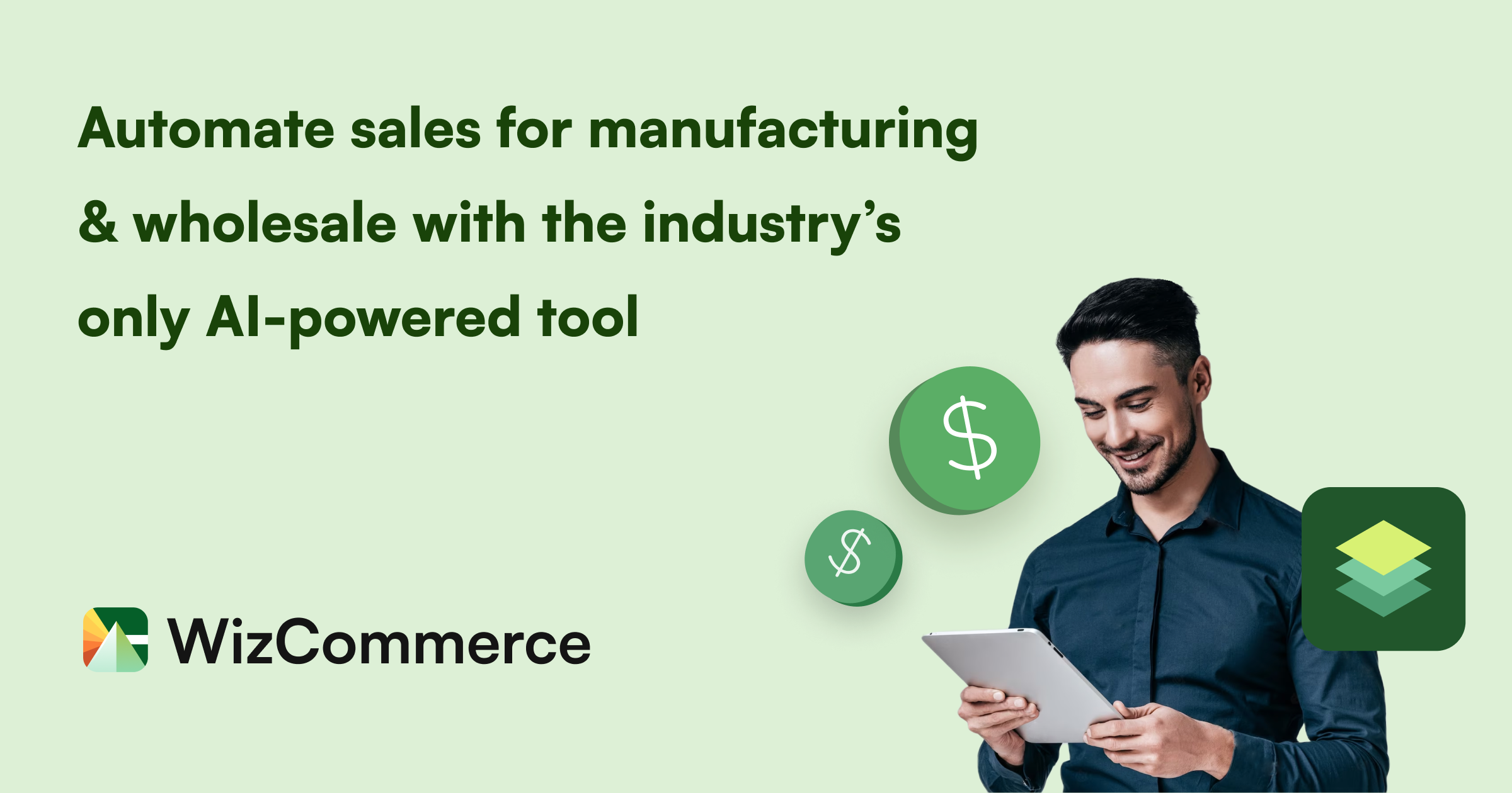 WizCommerce: Sales automation app for B2B manufacturing