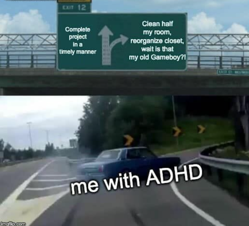 Die ultimative lustige ADHS-Meme-Sammlung