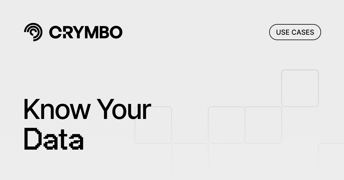 Know your data