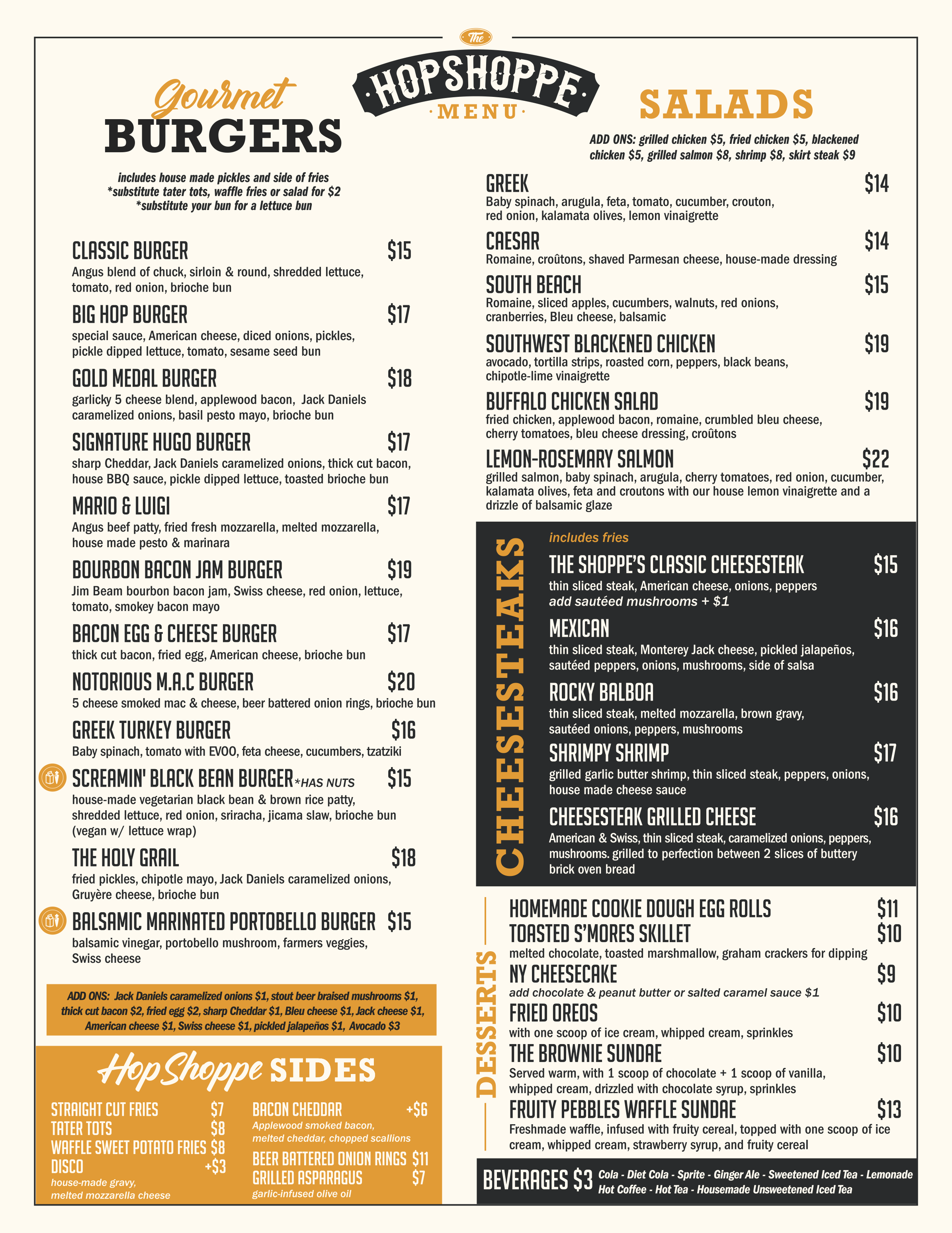 Menus