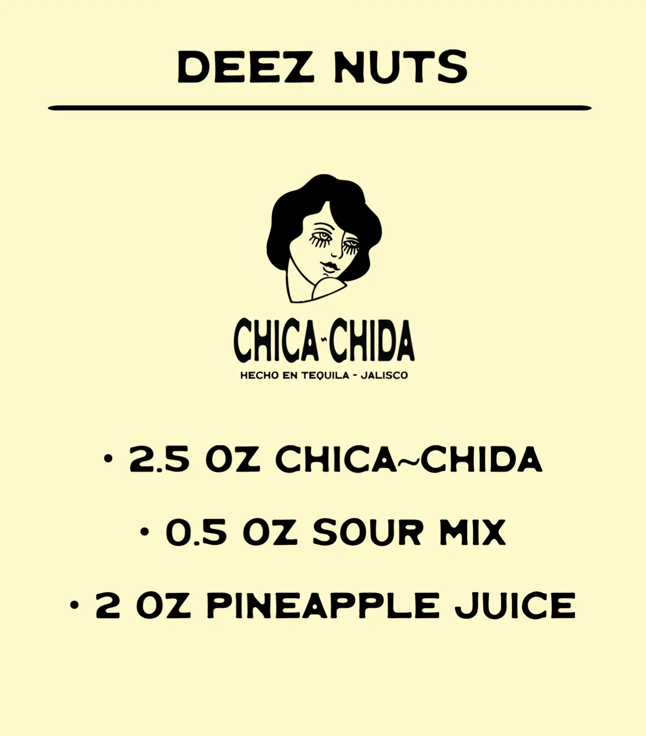 Chica Chida - Peanut Butter Agave Spirit