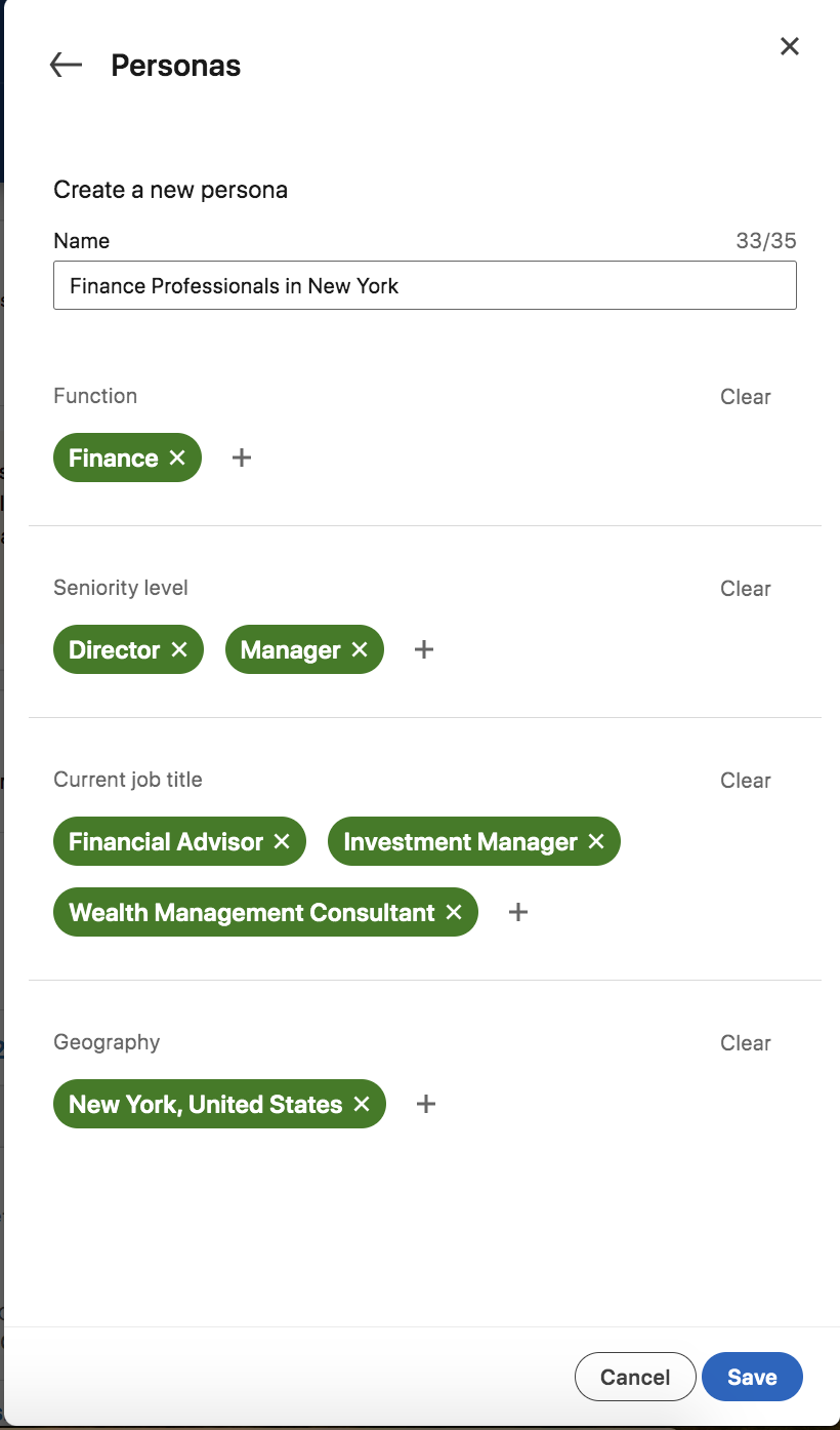 How to Use Sales Navigator Personas on LinkedIn