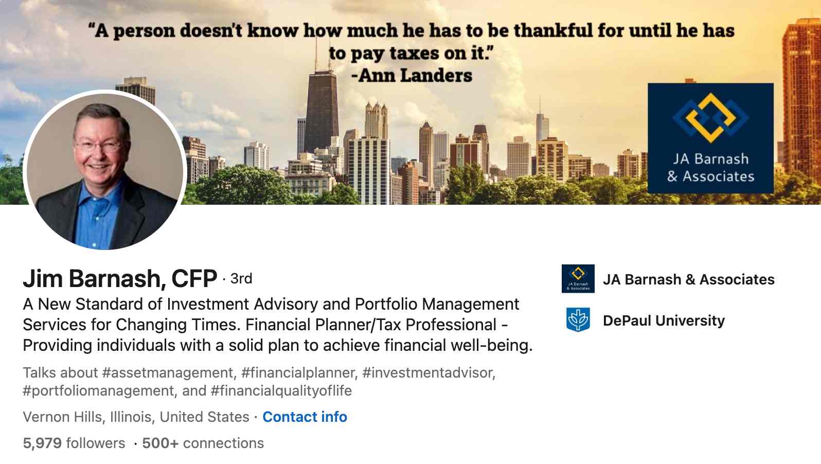 LinkedIn Headlines for Financial Advisors with 35 Examples