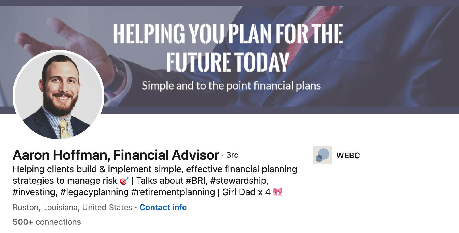 LinkedIn Headlines for Financial Advisors with 35 Examples