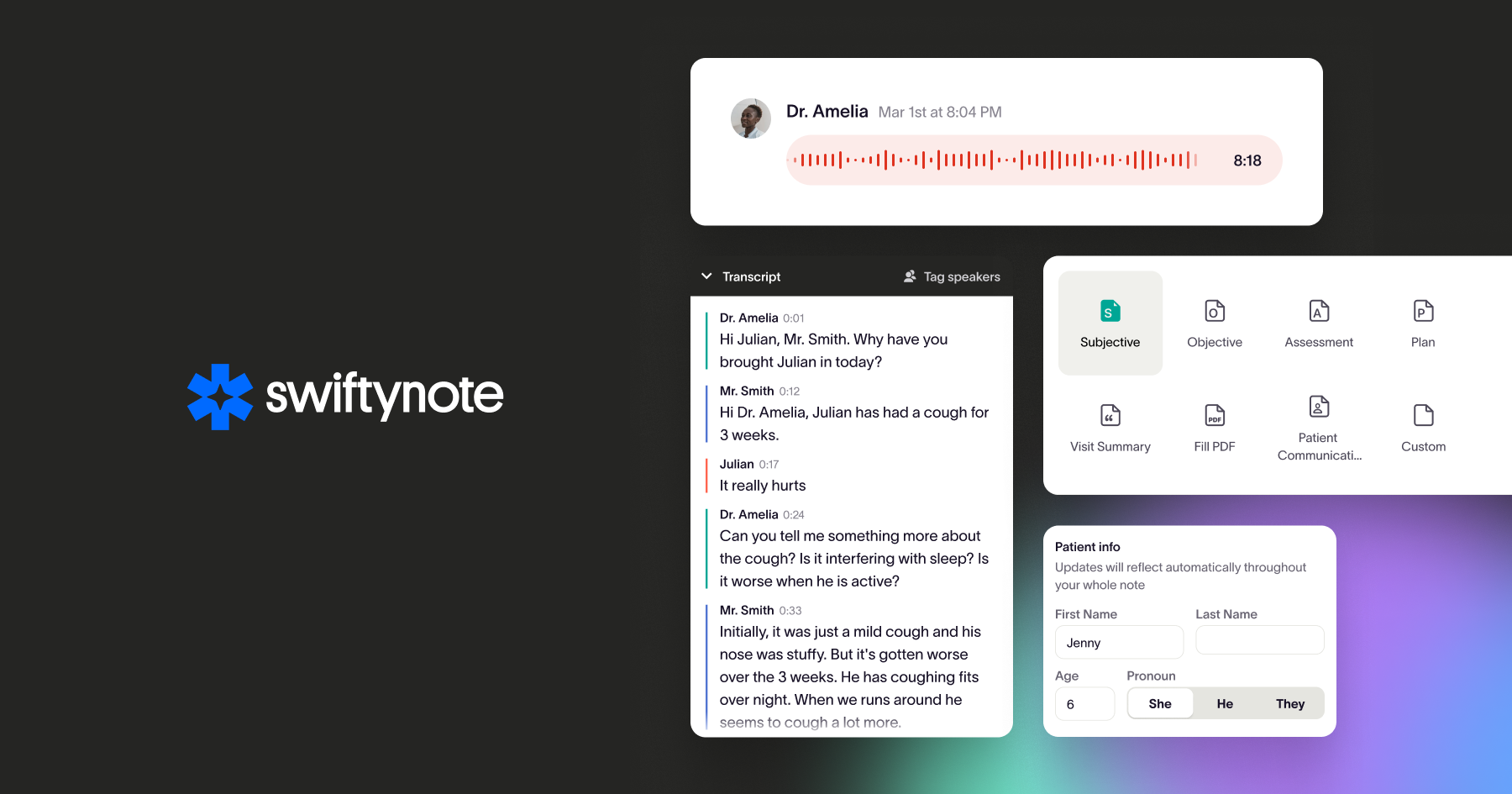 SwiftyNote - The AI Medical Scribe