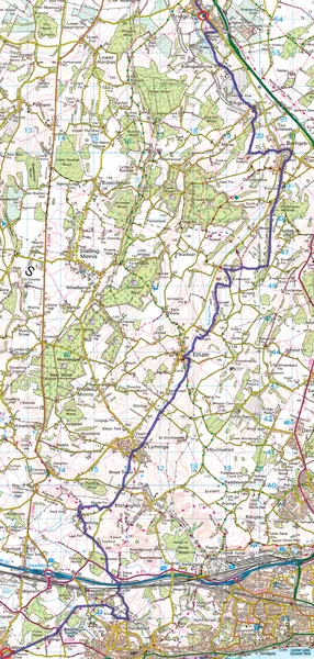 Old Way 13 - Lympne to Bridge: Chalk Stream & North Downs Scarp ...