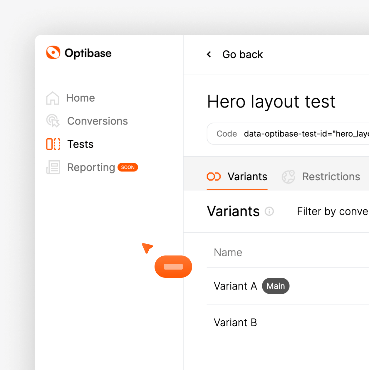 The ultimate AB testing app for Webflow | Optibase