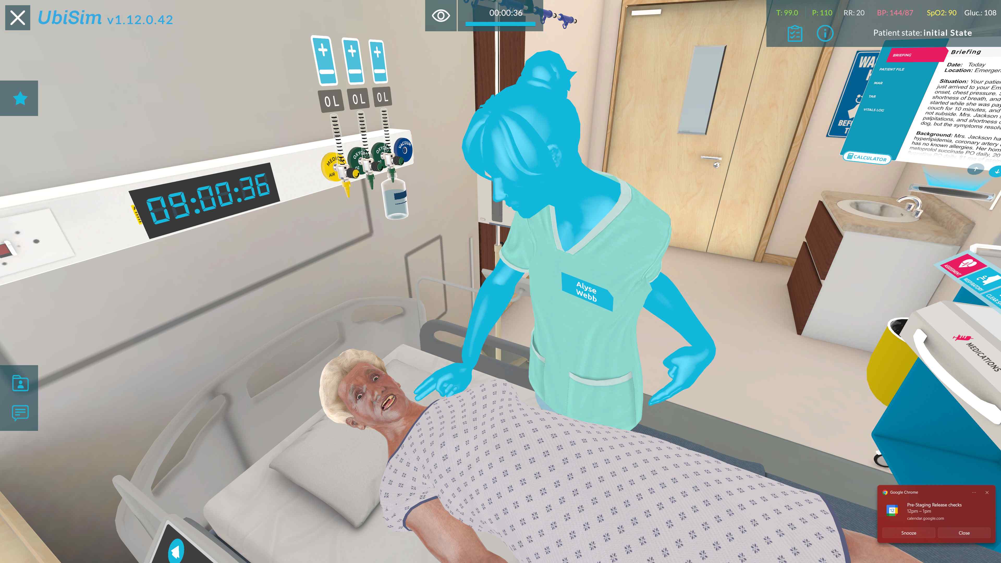 Angina | VR Nursing Simulation