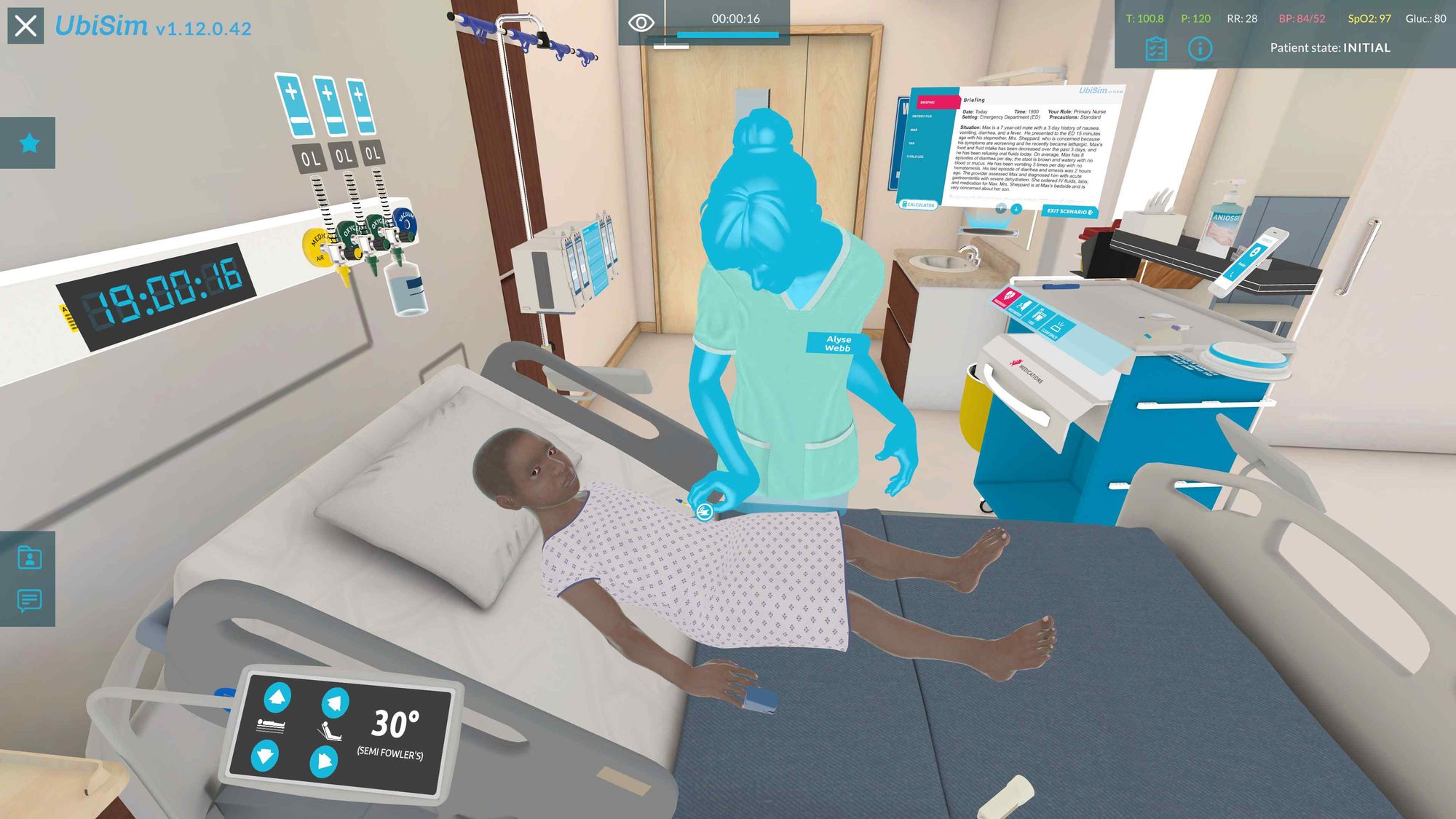 Pediatric Acute Abdominal Pain | VR Nursing Simulation