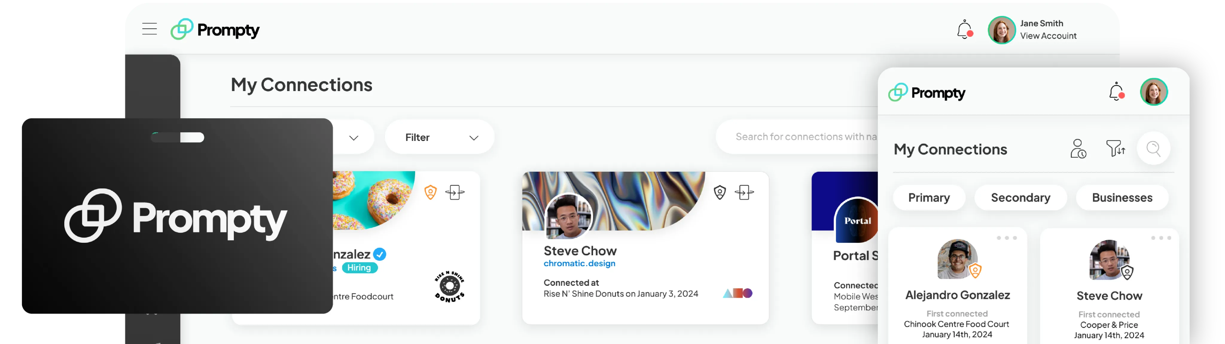 Prompty: Effortless, Meaningful Connections.