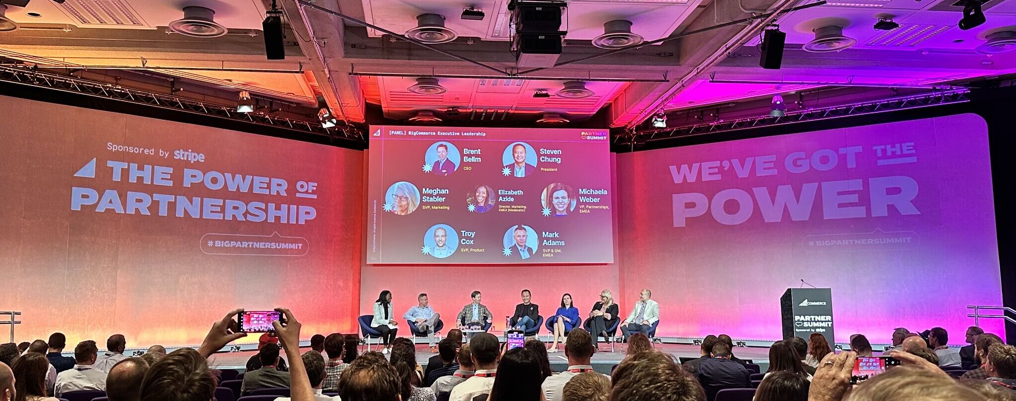 Strix team at the BigCommerce Partner Summit in London